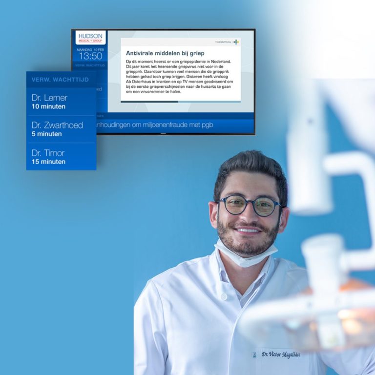 How Digital Waiting Room Displays Improve Dental Practices - Easyscreen